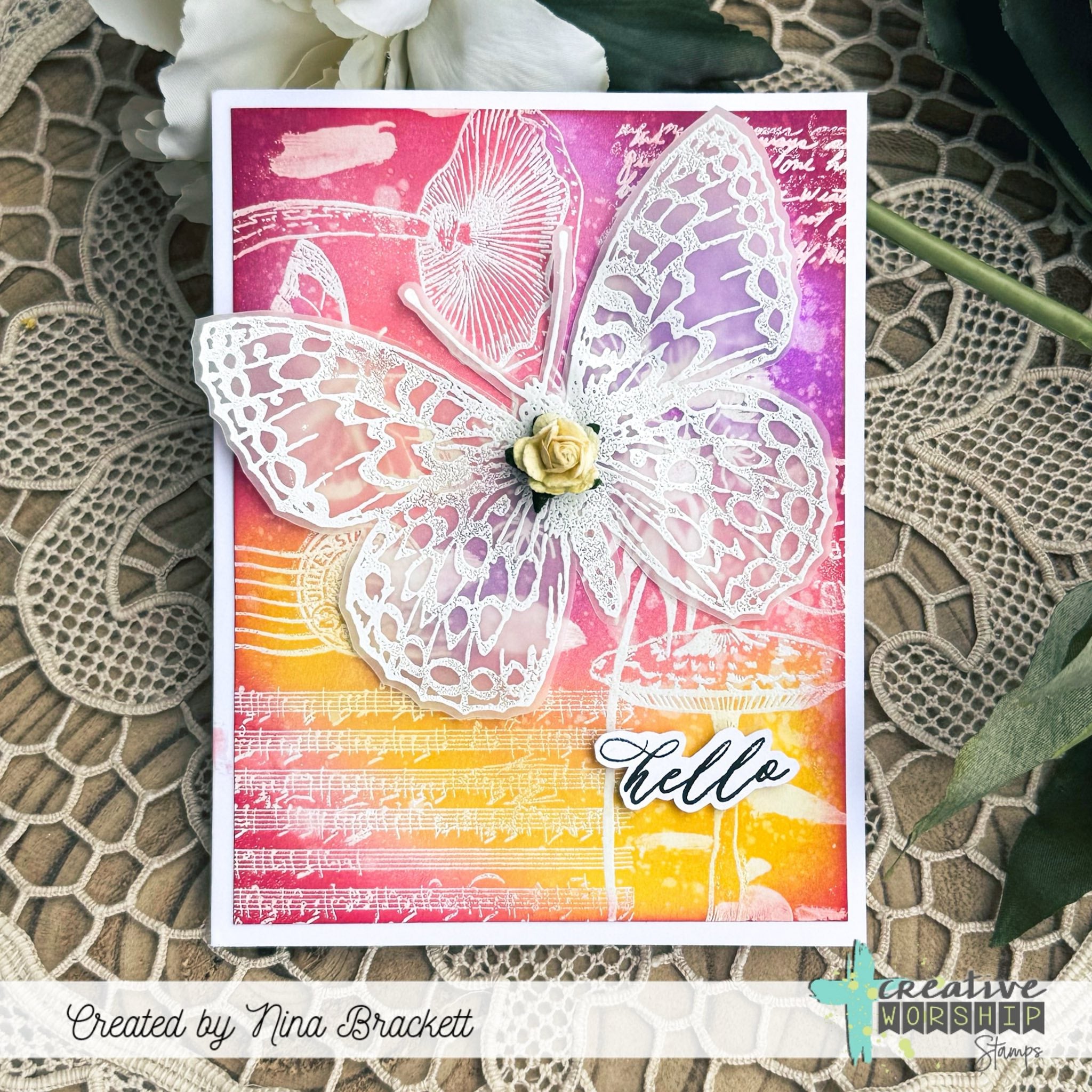 Butterfly Bliss Clear Stamp Set – Creative Worship Stamps