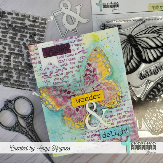 Butterfly Bliss Clear Stamp Set – Creative Worship Stamps