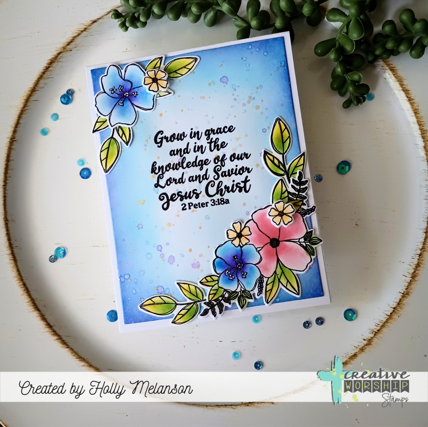 Bloom with Grace Stamp & Die Bundle – Creative Worship Stamps
