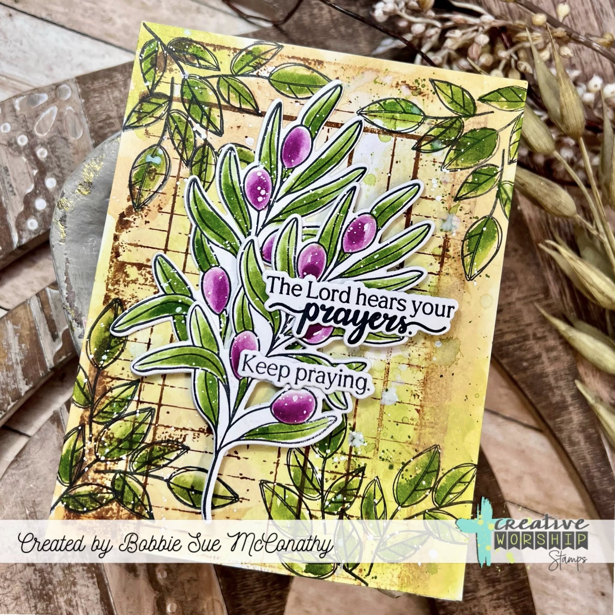 Vintage Ledger Page Clear Stamp – Creative Worship Stamps
