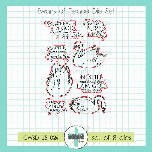 Swans of Peace Die Set – Creative Worship Stamps