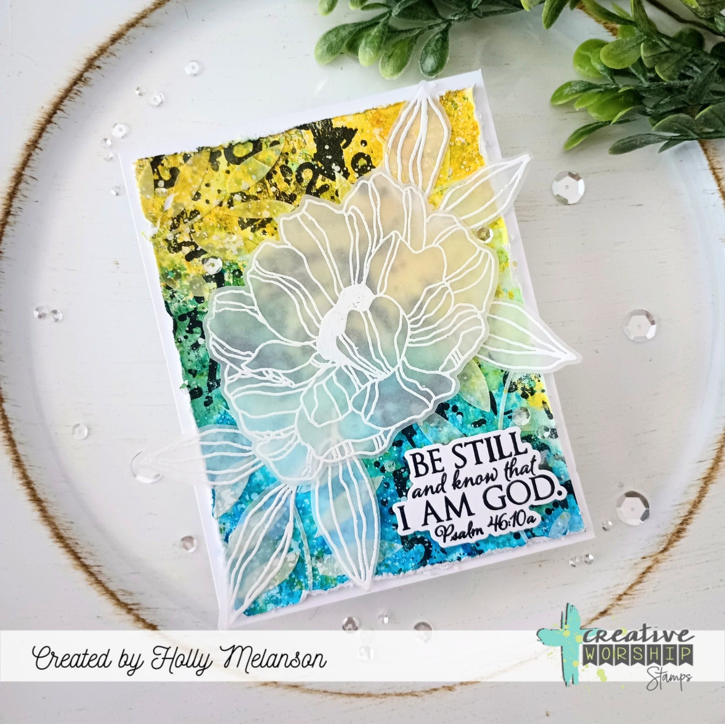 Number Graffiti Background Clear Stamp – Creative Worship Stamps