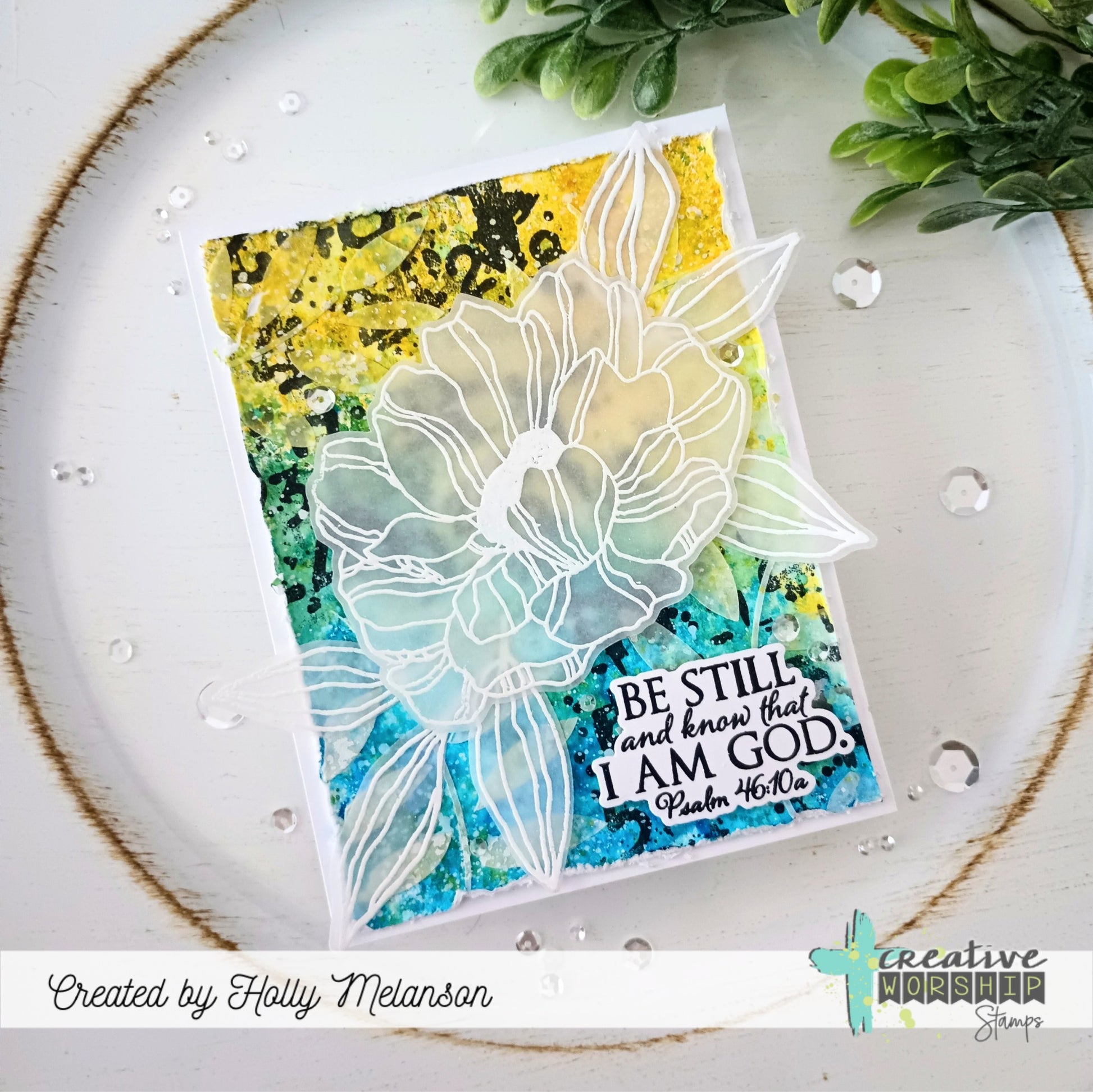 Number Graffiti Background Clear Stamp – Creative Worship Stamps