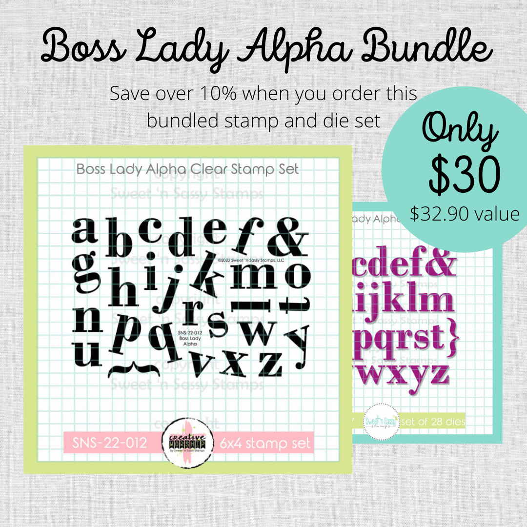 Boss Lady Alpha Stamp & Die Bundle – Creative Worship Stamps