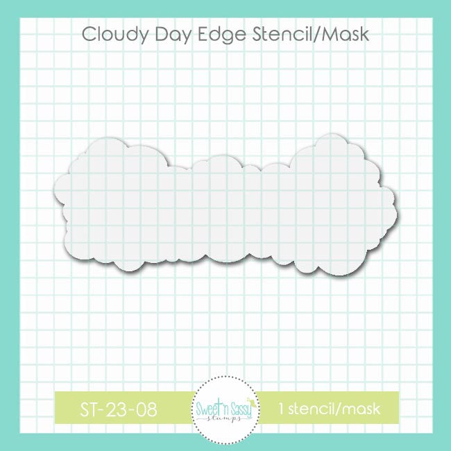 Cloudy Day Edge Mini Stencil Mask – Creative Worship Stamps