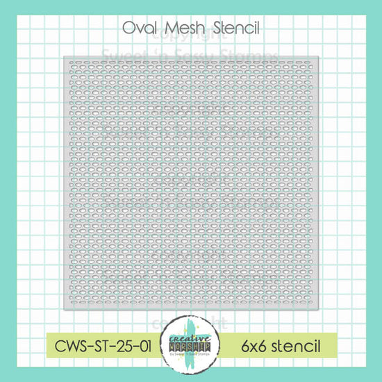Oval Mesh Stencil – Creative Worship Stamps