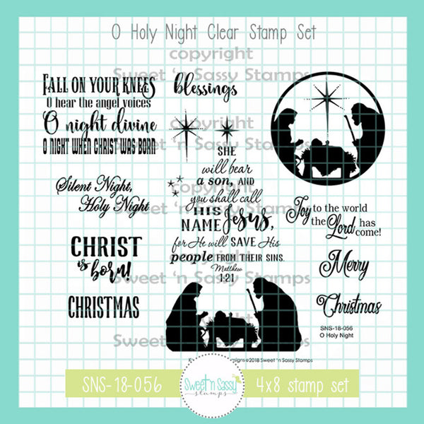 O Holy Night Clear Stamp Set – Creative Worship Stamps