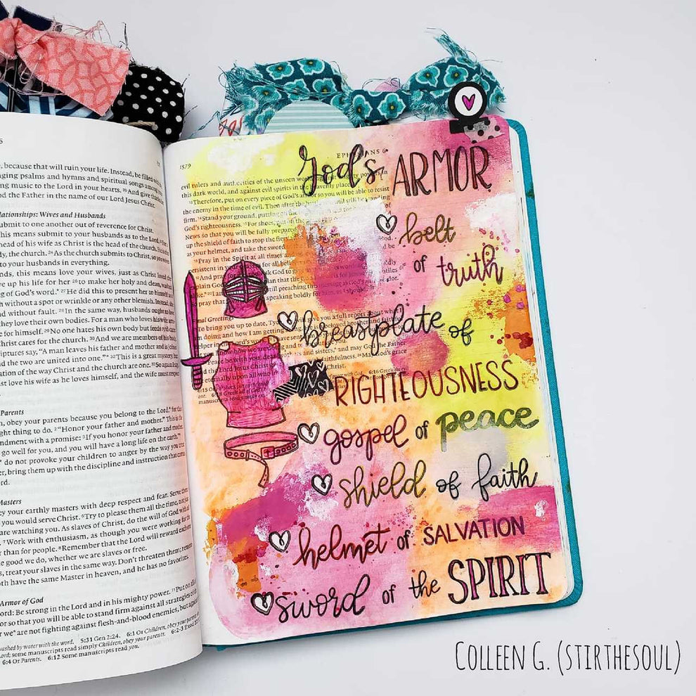 Armor of God Clear Stamp Set – Creative Worship Stamps